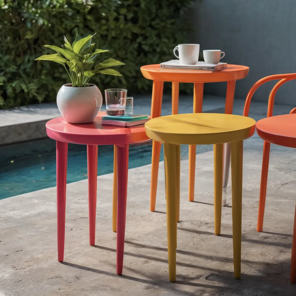 Stackable Plastic Outdoor Side Tables: Design and Trends